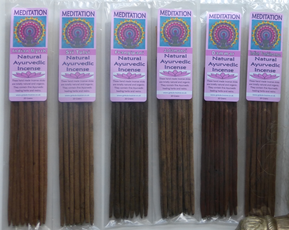Meditation - Natural Organic Ayurvedic Healing Incense Sticks - Dammar ...